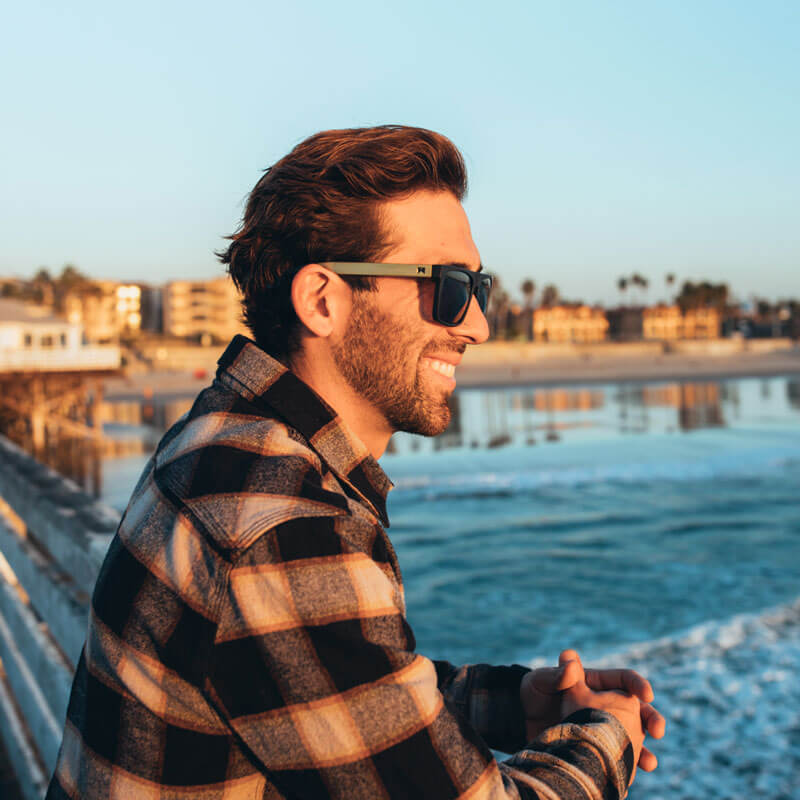 Gold Titanium Sunglasses by William Painter